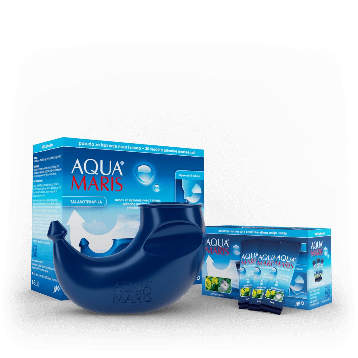 Aqua Maris Talasoterapija – Jednostavan sustav za ispiranje nosa i sinusa